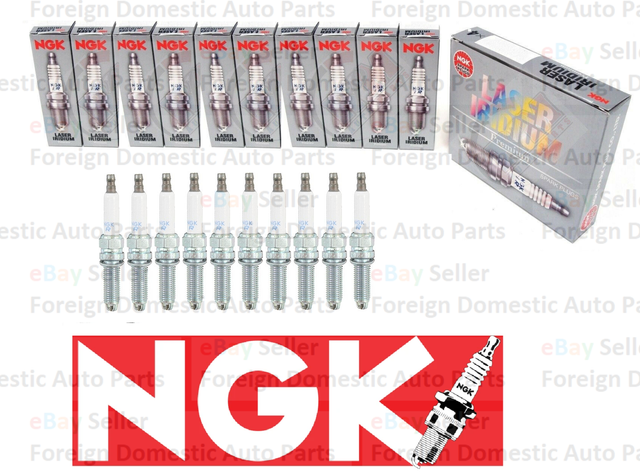 Set of 10 BMW E60 M5 E63 E64 M6 Spark Plugs NGK Laser Platinum for sale ...