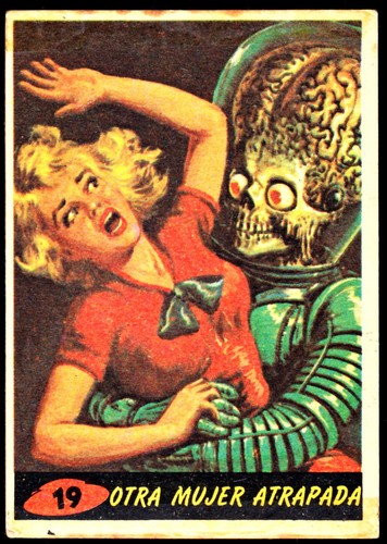 MARTE ATACA! / MARS ATTACKS! Very Rare CARD #19 STANI Variant 1966 | eBay