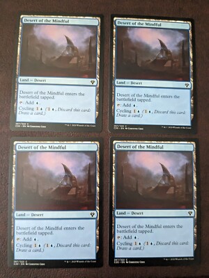 4X DESERT OF THE MINDFUL - Magic The Gathering MTG Collectible Card ...