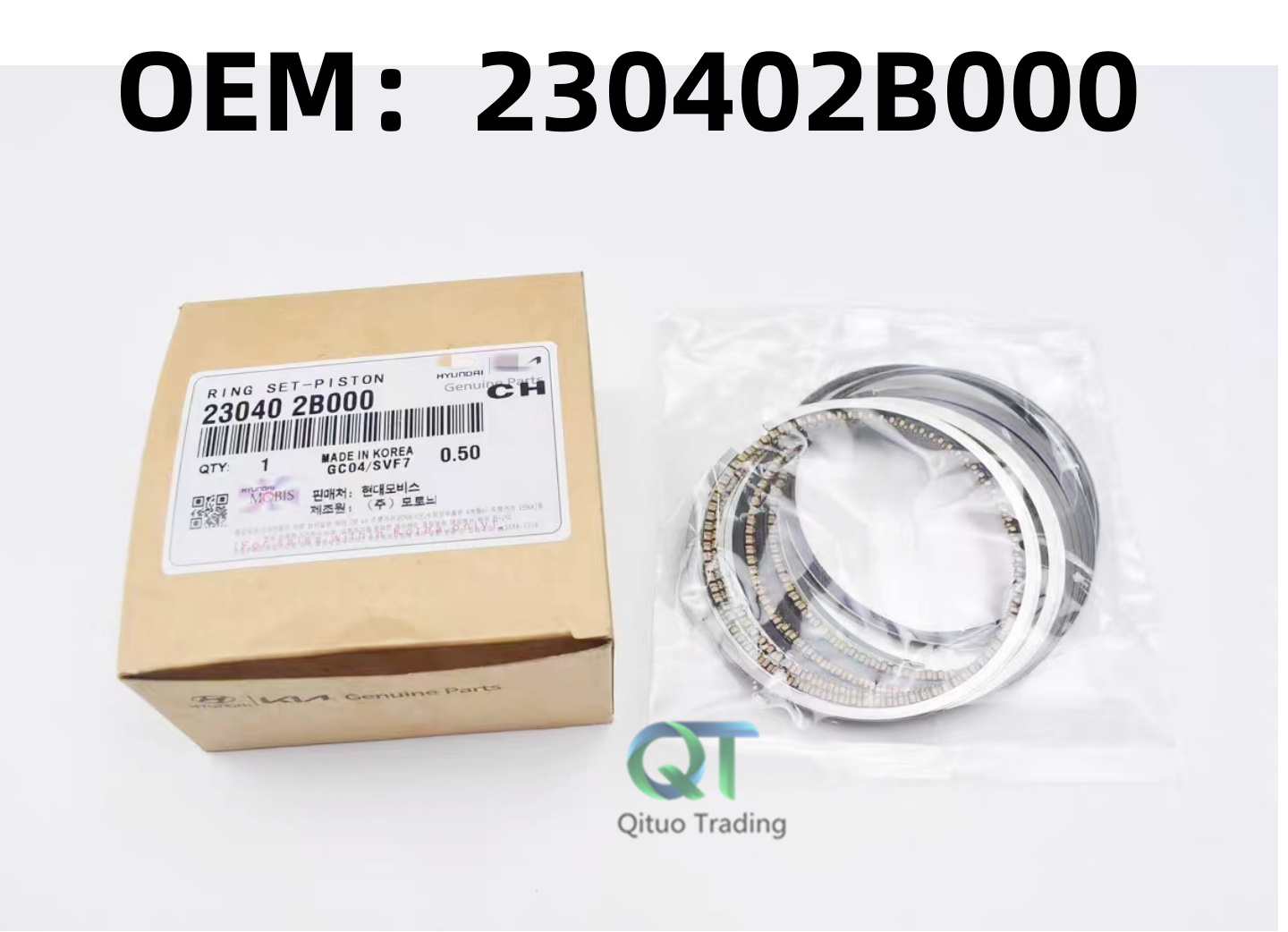 NEW BRAND NEW FOR HYUNDAI I20 2009-2012 RING SET - PISTON, STD ...