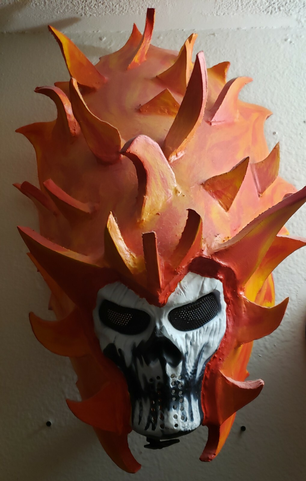 "One of a Kind" Cosplay Ghost Rider Mask...HANDMADE - Gem