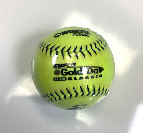 NEW Worth Sports Super Gold Dot Green Softball WU12SC USSSA Classic M ...