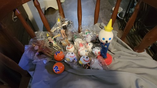 Jack In The Box Antenna Balls Lot of 12 . 3 Bendable Jacks 1 Bobble ...