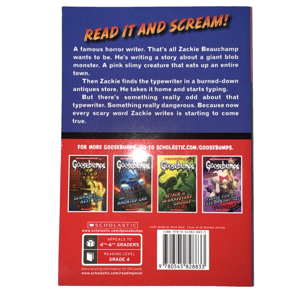 Goosebumps: The Blob That Ate Everyone By R. L. Stine - 2015 Edition ...