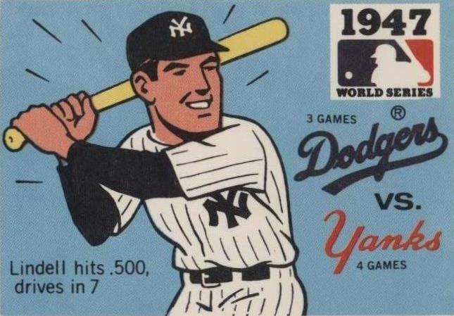 1980 Fleer Laughlin World Series Team Logo Sticker Backs - Johnny ...