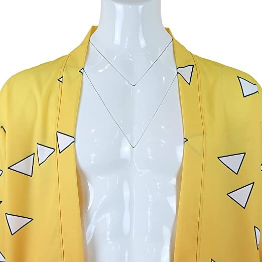 Demon Slayer robes Zenitsu Agatsuma cosplay Costume | eBay