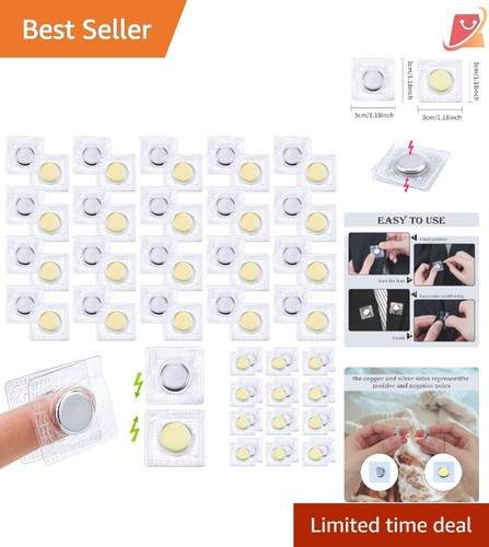 32 Pairs Magnetic Snaps PVC 1.18 Inch Strong Closures for Handbag DIY ...