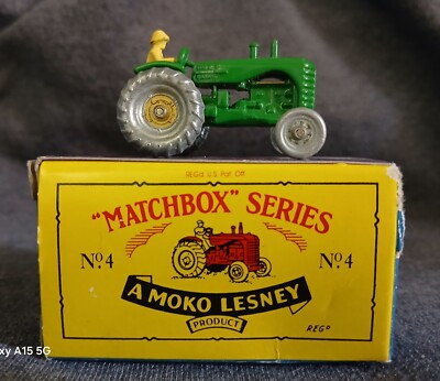 Moko Lesney No 4 Green Tractor Collectable matchbox cars | eBay