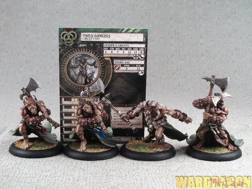 40mm Hordes WDS painted Circle Orboros Tharn Ravager Unit yy65 | eBay