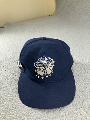 Rare Vintage Georgetown Hoyas American Needle Blockhead Snapback Hat ...