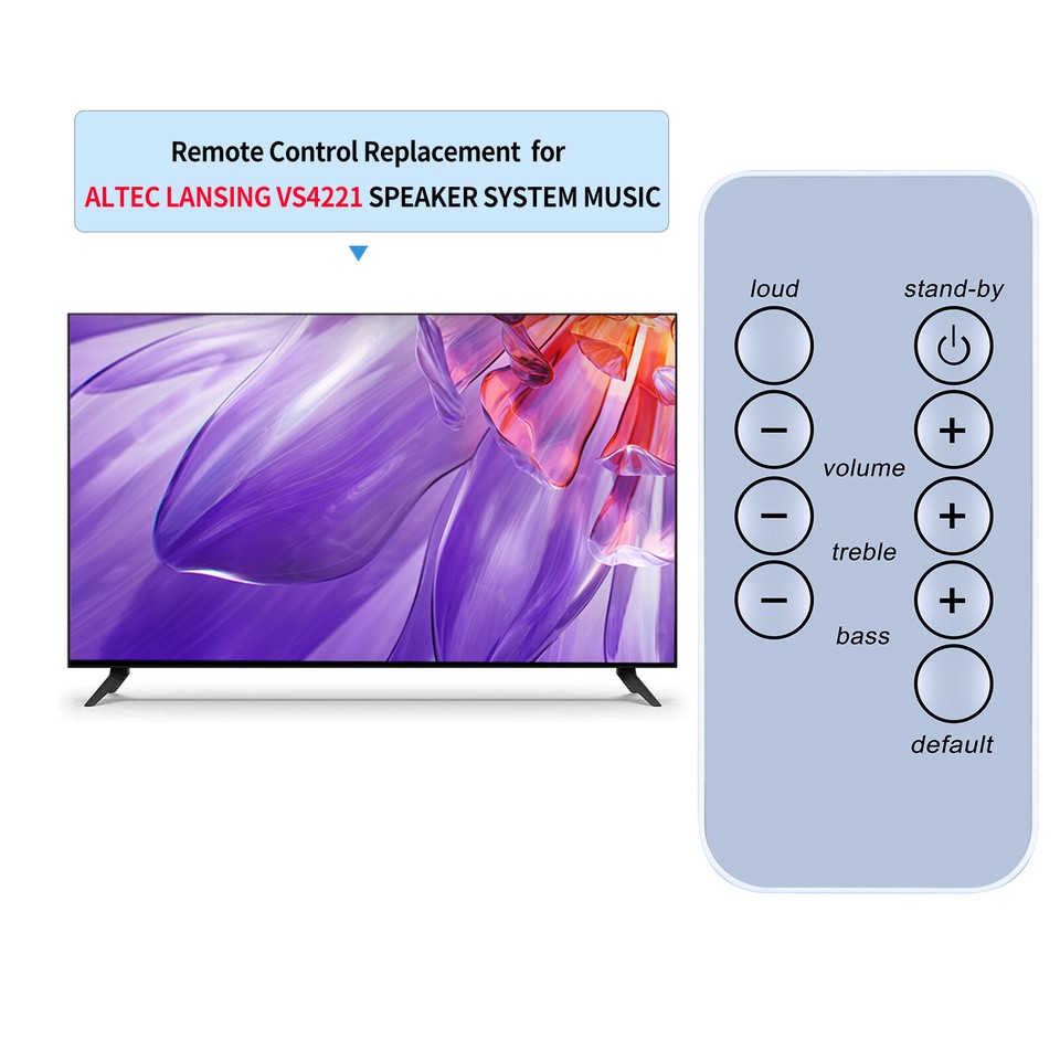 New Replacement Remote Control For ALTEC LANSING VS4221 Audio Speakers ...