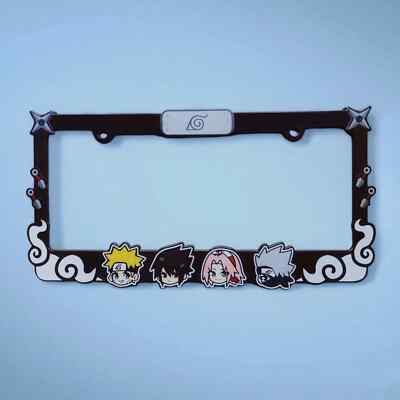 Naruto Shippuden Custom License Plate Frame Car Anime Figure Manga | eBay