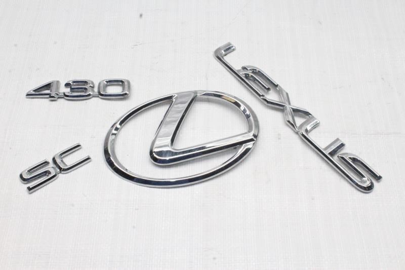 2003 LEXUS SC430 Z40 CONVERTIBLE #232 REAR TRUNK LID LETTERS BADGE ...