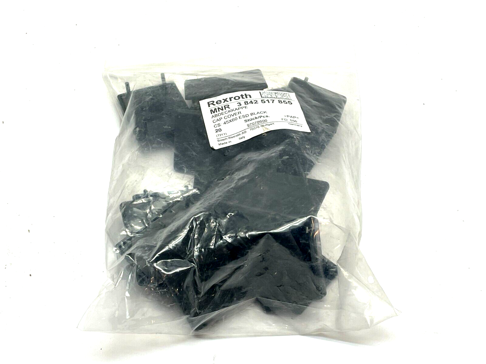 Bosch Rexroth 3842517855 Cover Cap Black 45x60 PKG OF 20 | eBay