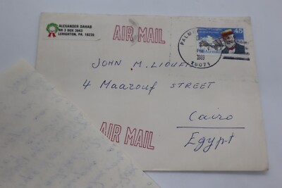 Vintage treasure : A 1989 handwritten letter airmailed from USA to ...