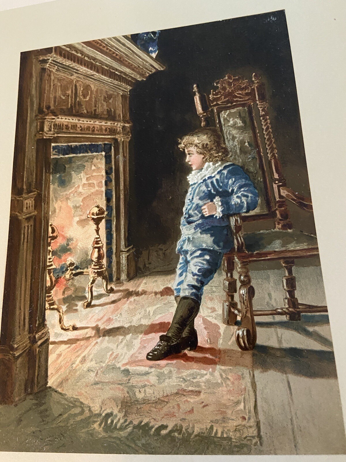 Original 1888 Chromolithograph By Louis Prang Co of Watercolors by W L ...