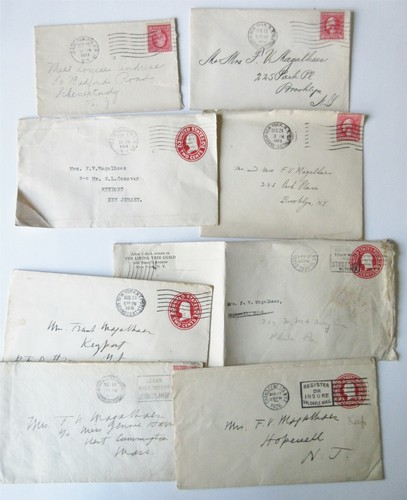 lot of 8 envelopes 1913 - 1931 envelopes Grand Central Station NY ...