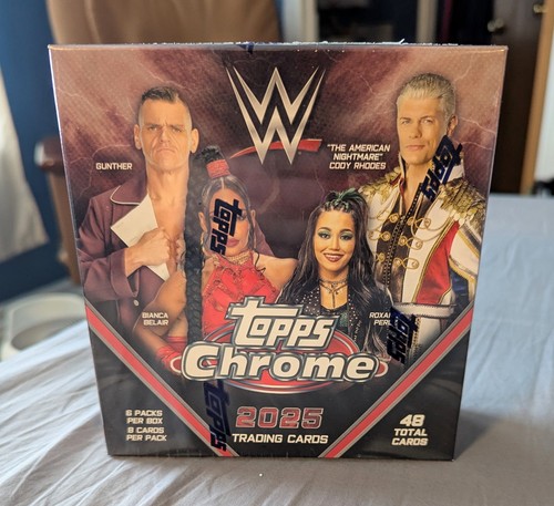2025 Topps Chrome WWE Mega Box - Multiple Available - Sealed and In ...