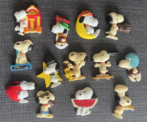 Vintage Peanuts Snoopy Refrigerator Magnets Lot (13) UFS Hong Kong | eBay
