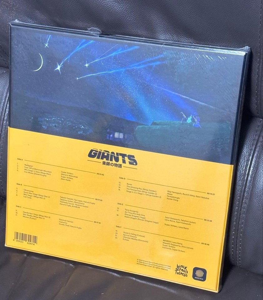 Rockman Mega Man GIANTS Vinyl 3CD Set Animated Cover Game Music ...