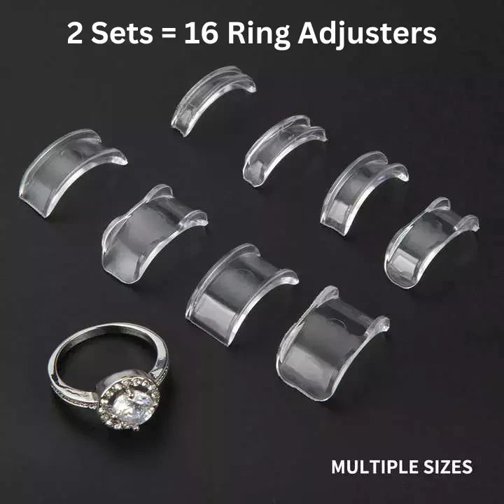 Invisible Ring Size Reducer Resizer Adjuster Clip Guard Silicone 8 ...