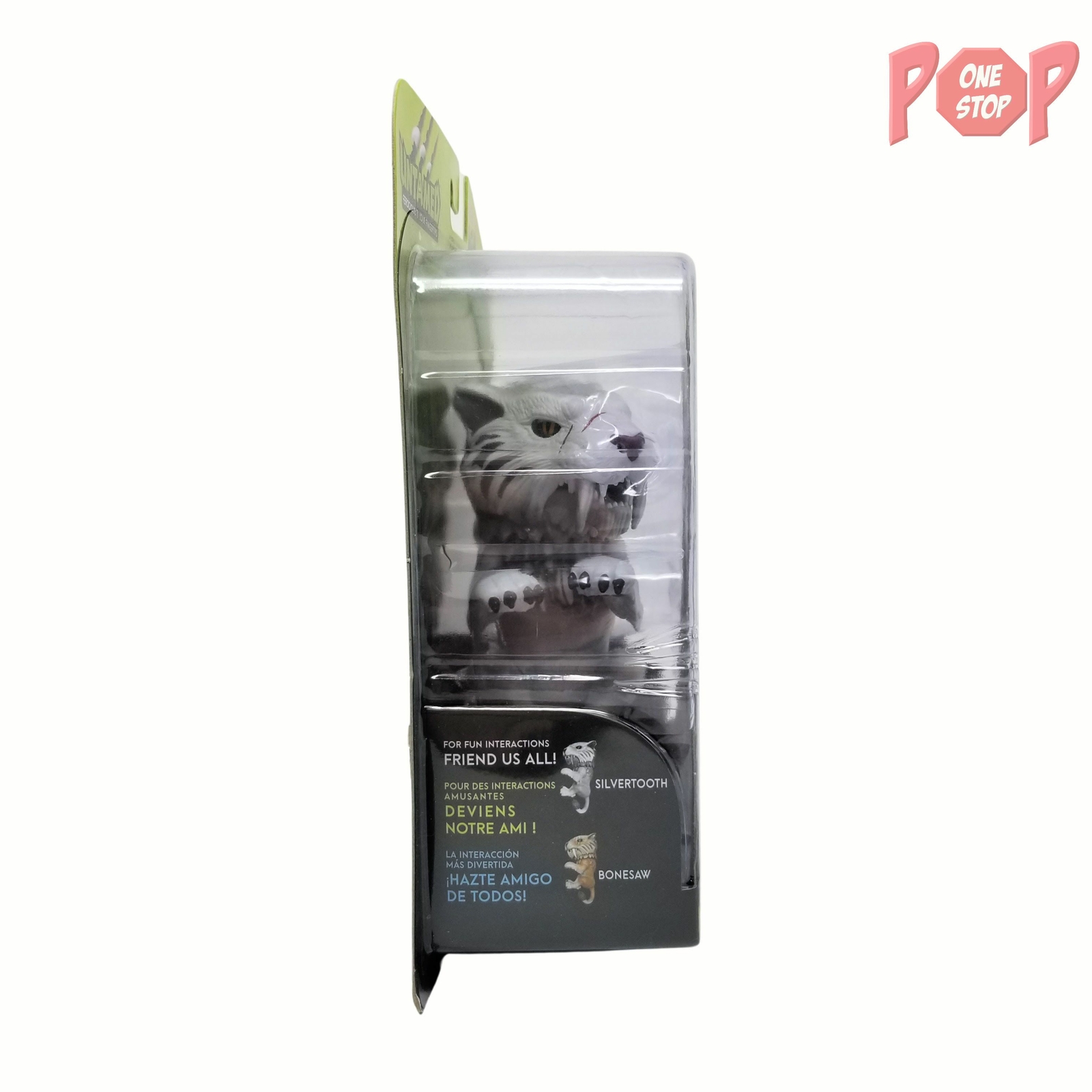 Untamed Fingerlings Silvertooth Sabretooth Tiger WowWee 2018 Silver ...