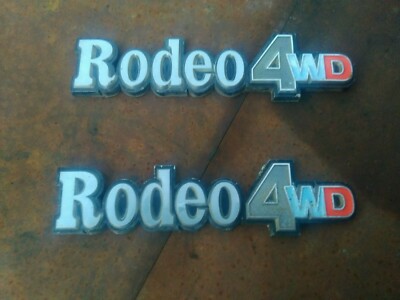 Genuine Holden KB RODEO 4WD BADGES L/H & R/H | eBay