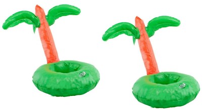 Set of 12 Tropical Palm Tree Pool Floats for Drinks $59.94 Value | eBay