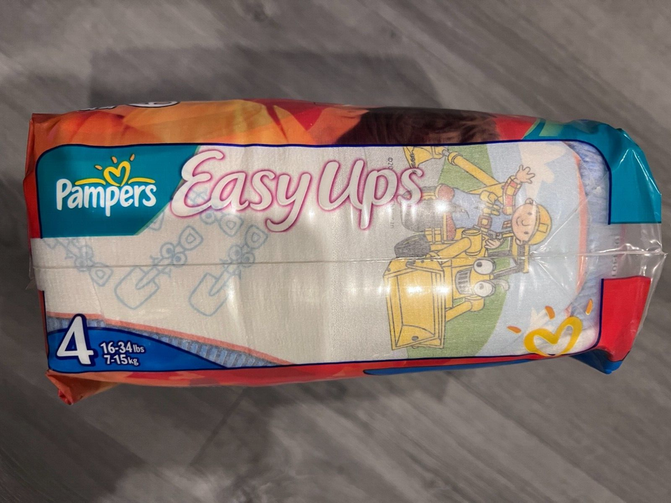 RARE VINTAGE 2004 Pampers Easy Ups Bob the Builder Diapers Pull-ups ...