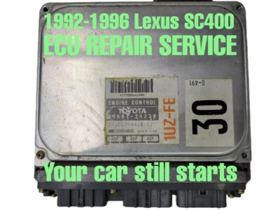 Repair Service: 1992-1996 Lexus SC400 ECU Engine Computer Car still ...