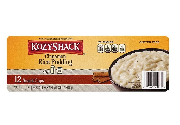 Kozy Shack Cinnamon Rice Pudding, 12 pk./4 oz. | eBay