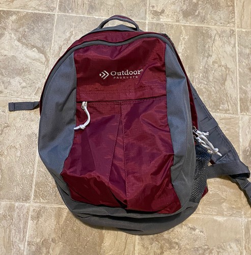 Outdoor Products Traverse Hiking Backpack -Burgandy/Gray - 16x12x6 | eBay