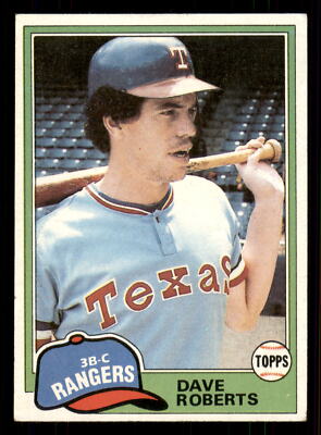 1981 Topps Dave Roberts #431 Texas Rangers | eBay