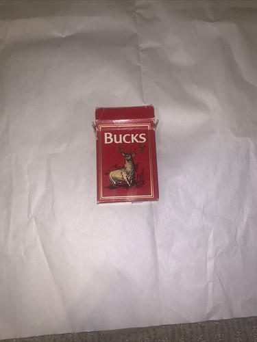 Vintage 1990 Philip Morris BUCKS Playing Cards Deck Buck Deer Wildlife ...