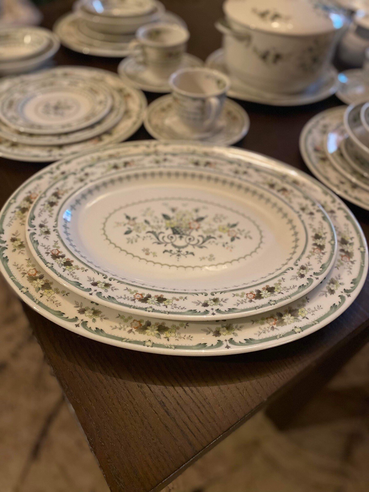 90 Piece Royal Doulton Provencal Fine China Set, Lightly Used & Great ...