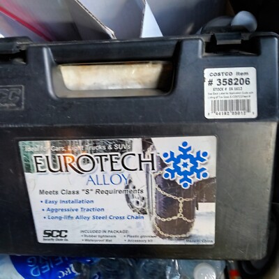 Eurotech Alloy Tire Snow Chains, Stock # EA1612, Costco Item #358206 ...