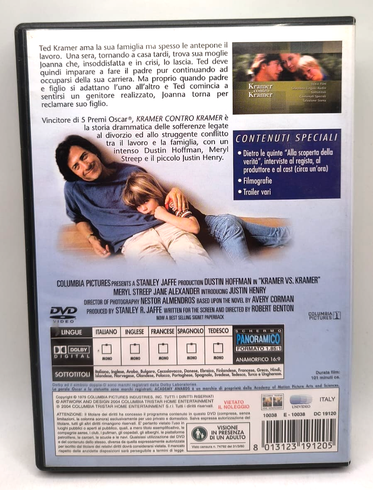 Kramer Vs. Kramer - Dustin Hoffman - DVD | eBay