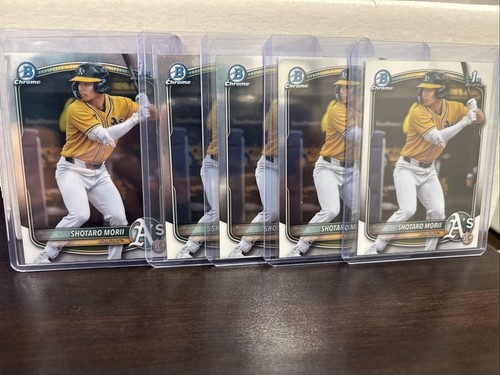 2025 Bowman Chrome Shotaro Morii 1st #BCP-170 Athletics 5 Card Lot | eBay