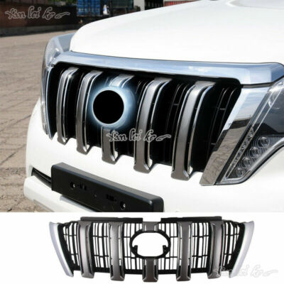Front Hood Bumper Grilles Grill ABS For Toyota Prado FJ/LC150 2014-2017 ...