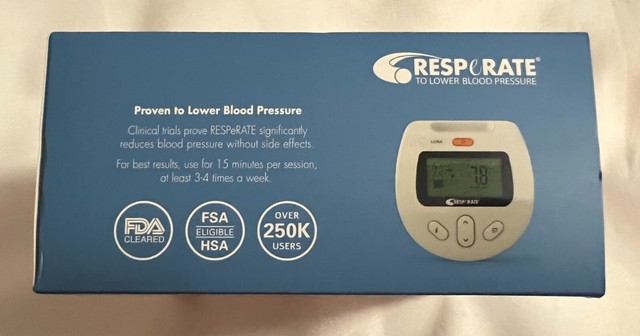 RESPeRATE Ultra Single/RR152 Blood Pressure Lowering Device for sale ...