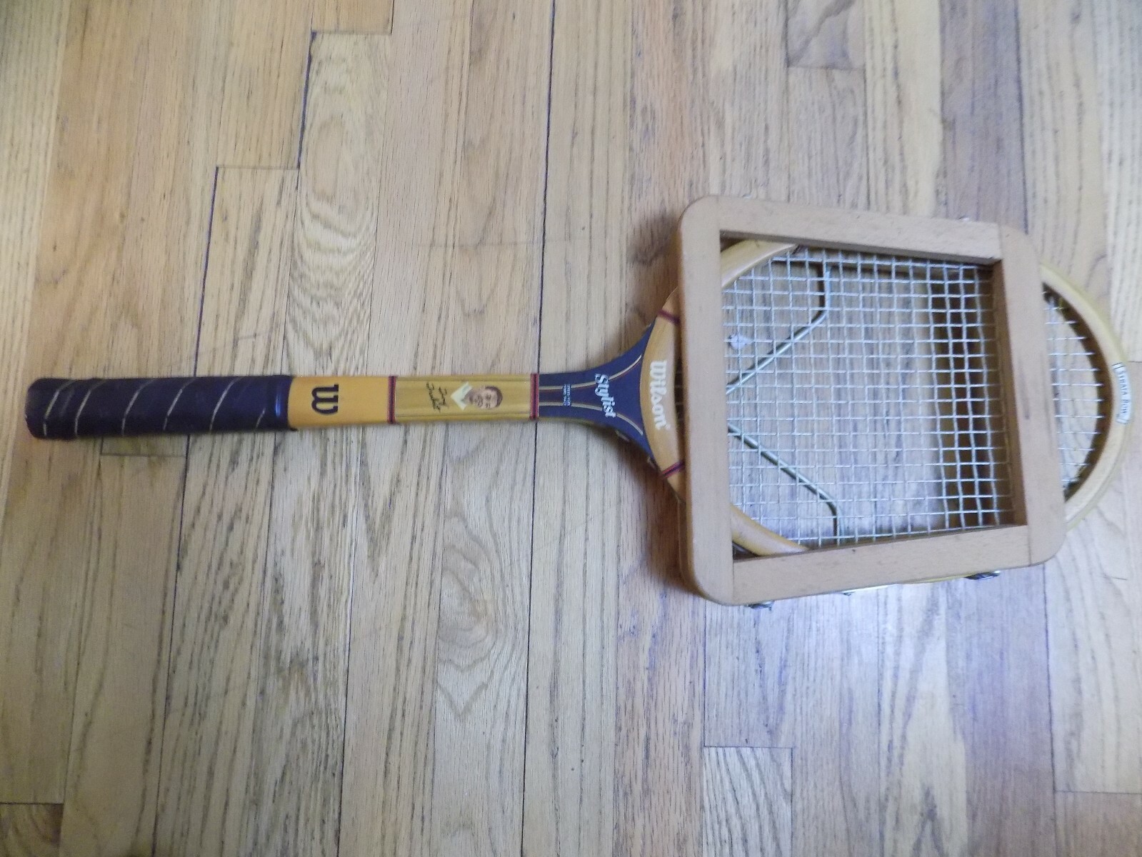 WILSON TONY TRABERT STYLIST Vintage Wooden Tennis Racket | eBay