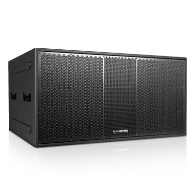 Sound Town Dual 18" Powered 3200W Line Array Subwoofer DSP ZETHUS ...
