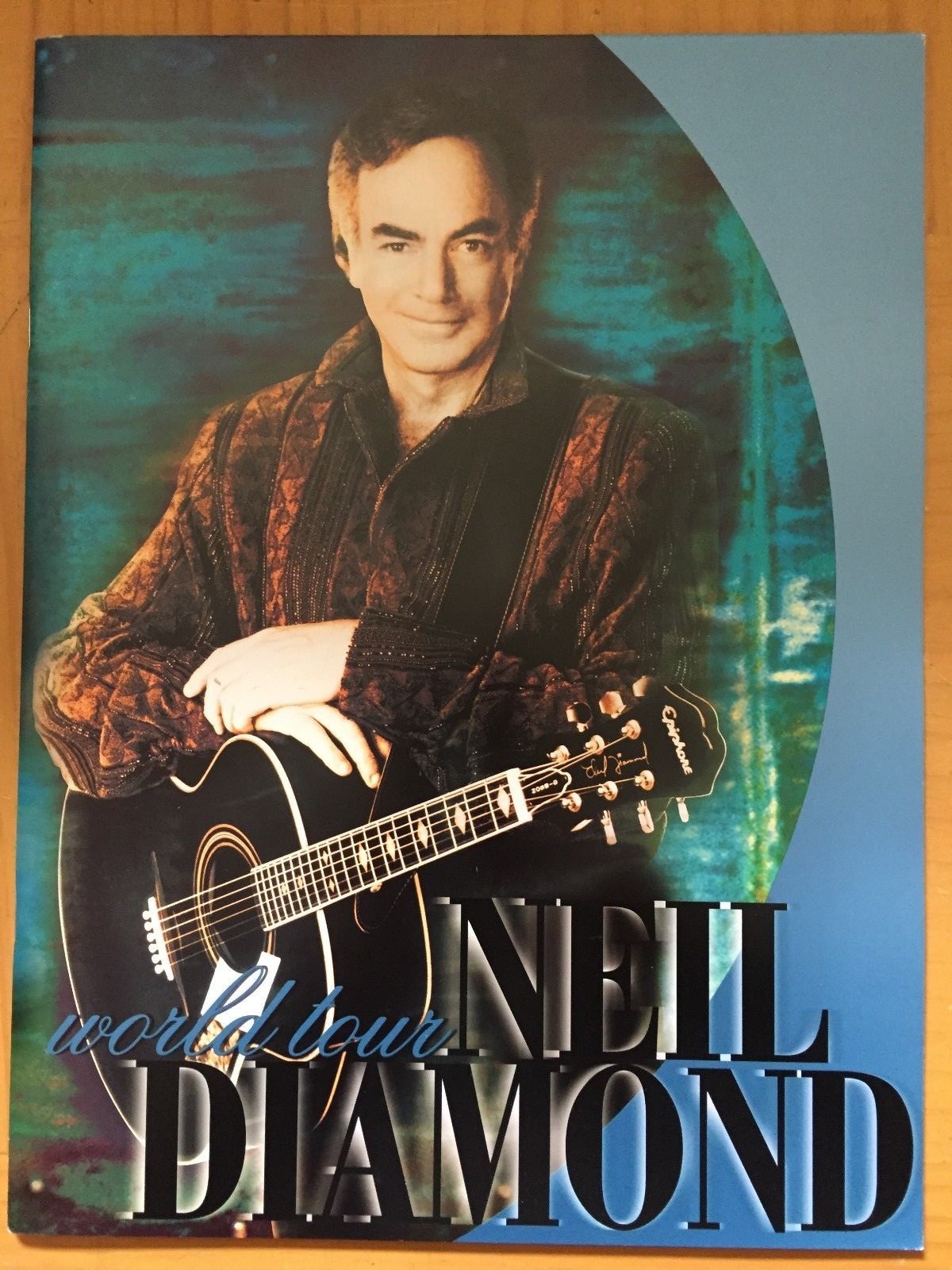 Neil Diamond Collector's LOT World Tour Progam+CD+Cass+Stages Box+Promo ...