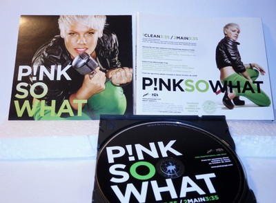 Pink - So What Promotional ONLY CD Single - 88697-36800- ** Free ...