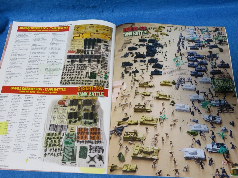 Playset Magazine #126 Marx Desert Fox and Tank Battle playsets + much ...