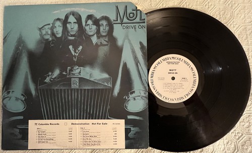 Mott ‎– Drive On Vinyl, LP 1975 Columbia ‎– PC 33705 WHITE LABEL PROMO ...