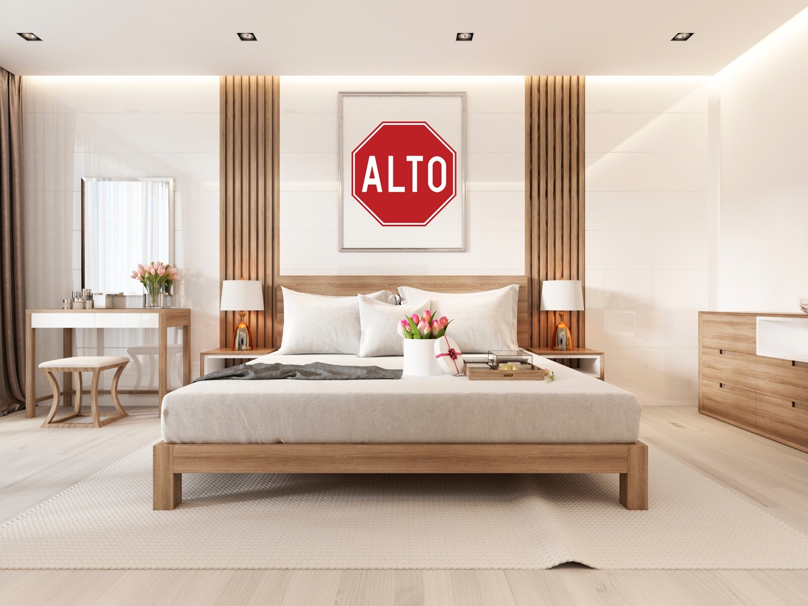 Mexican Stop Sign Sticker Decal Vinyl Mexico ALTO Road Sign Home Decor ...