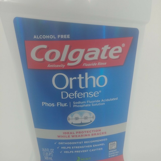 Colgate Phos Flur Anti Cavity Fluoride Rinse Cool MINT 16 Oz 473 Ml for ...