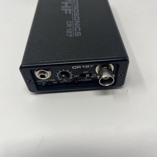 Lectrosonics VHF CR187 Wireless Microphone Receiver M187 Transmitter ...