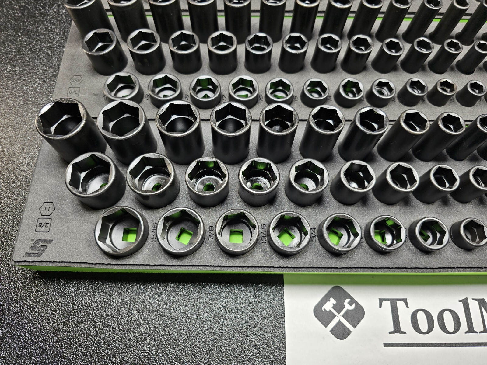 Snap-on Tools 168pc 3/8" Metric & SAE Impact Socket Set | 6 Point | 3 ...